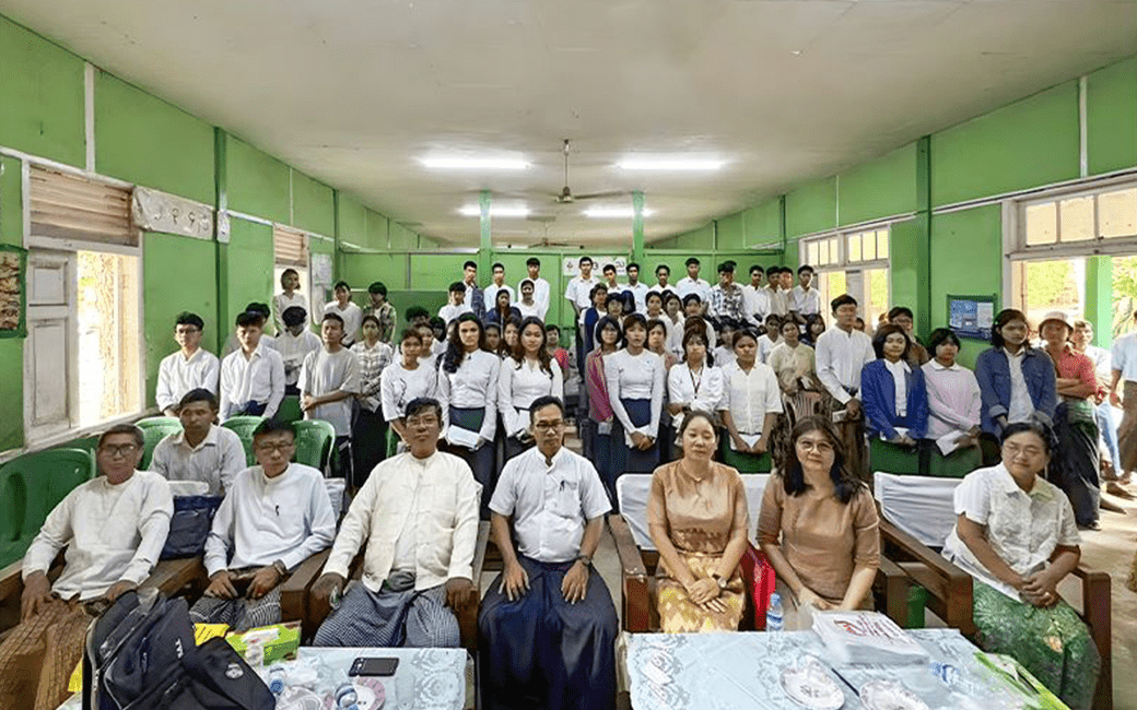 စစ်ကိုင်းတိုင်းဒေသကြီးအတွင်းရှိ ငလျင်ဒဏ်သင့်ကျောင်းသား၊ ကျောင်းသူများအတ